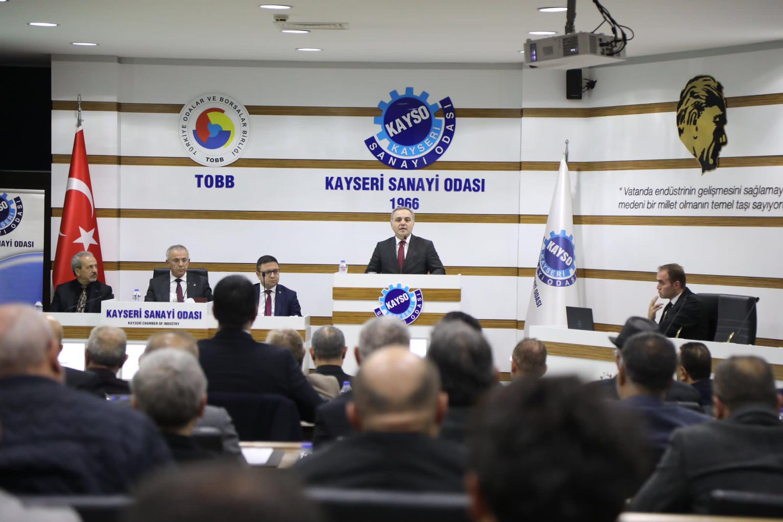 Our Rector was a Guest of the Assembly Meeting of Kayseri Chamber of I