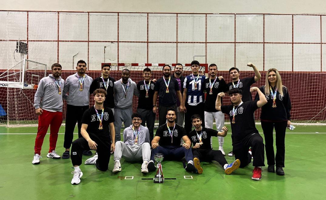 Men’s Handball Team of our University came in First